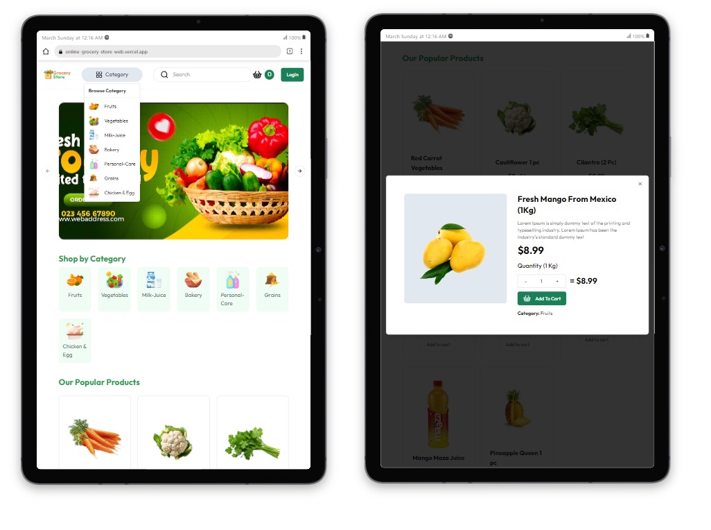 GitHub - MiladJoodi/Online_Glocery_Store_Next.js_Tailwind_Strapi: Created a fully-featured ...
