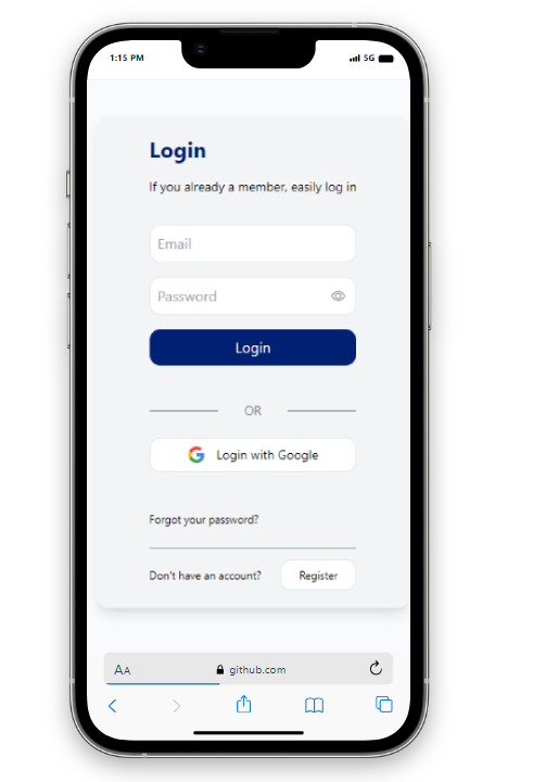 GitHub - MiladJoodi/Login_Screen_Tailwind: Fully responsive login page ...
